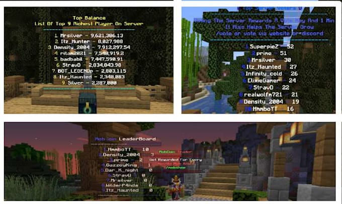 Make you a unique minecraft server as your requirements by Hmmbo_mc ...