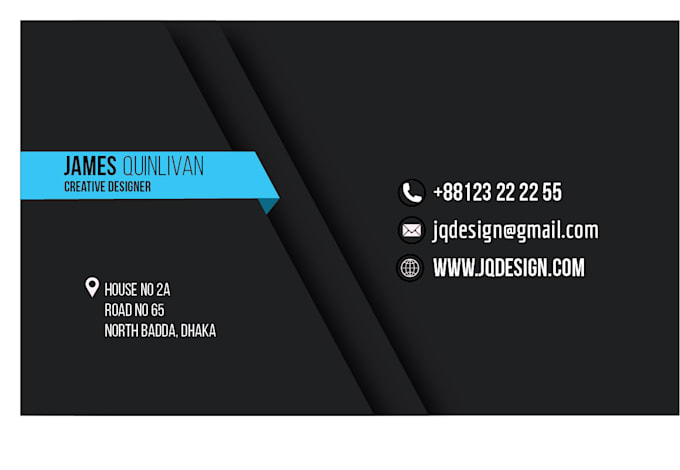 Professional great looking business card design by Manik_toppo | Fiverr