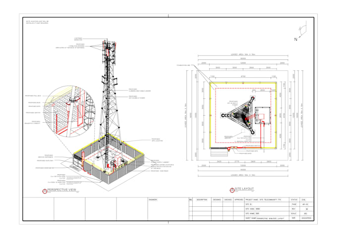 Pdf to cad osp design,hard copy to autocad,3d cad by Markscadandplan | Fiverr
