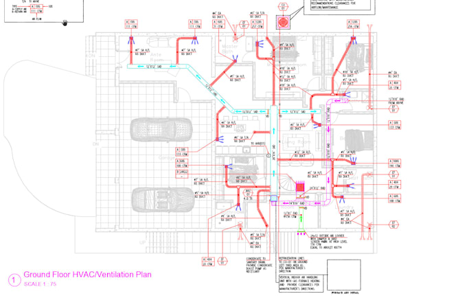 Design mep, plumbing, hvac layout drawings for city permit plan by Engr ...