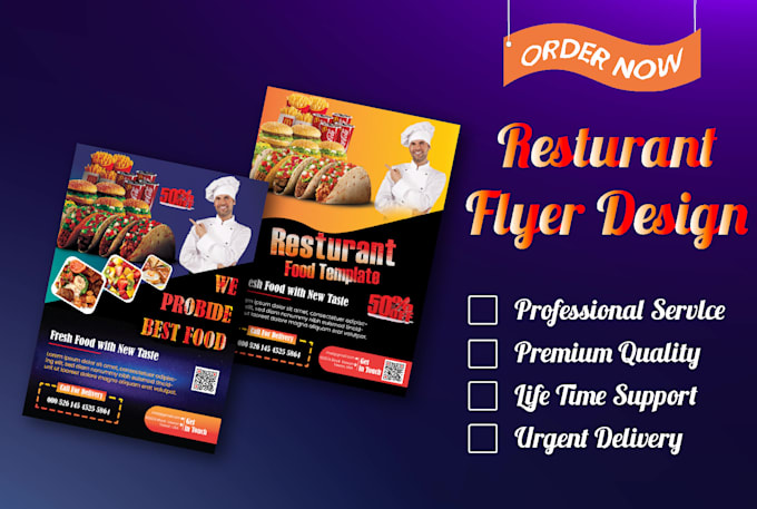 Design corporate, business, restaurant flyer and menu card by Rajan ...