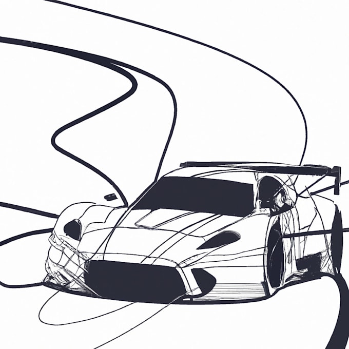 Create simple vector line art of anything you like, less then 3 hours ...