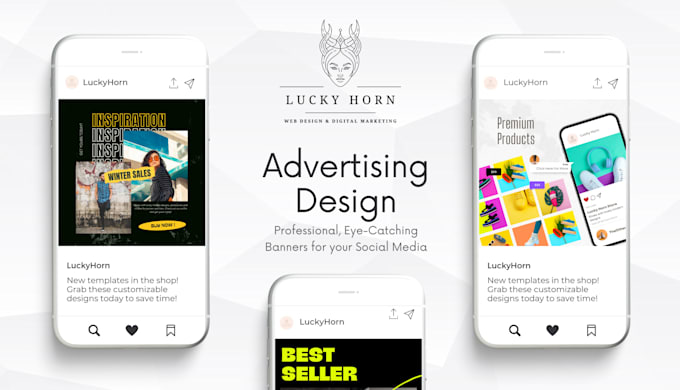 Create different and catchy social media banners for posts and ad ...