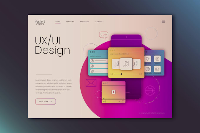 Design a unique and creative ui ux website by Zohaibyarkhan | Fiverr
