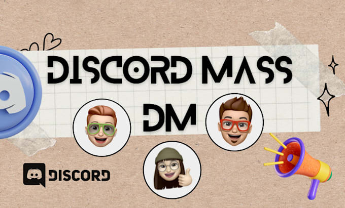 Discord mass dm, discord mass dm, 100k mass dm by Sonnyyydez | Fiverr