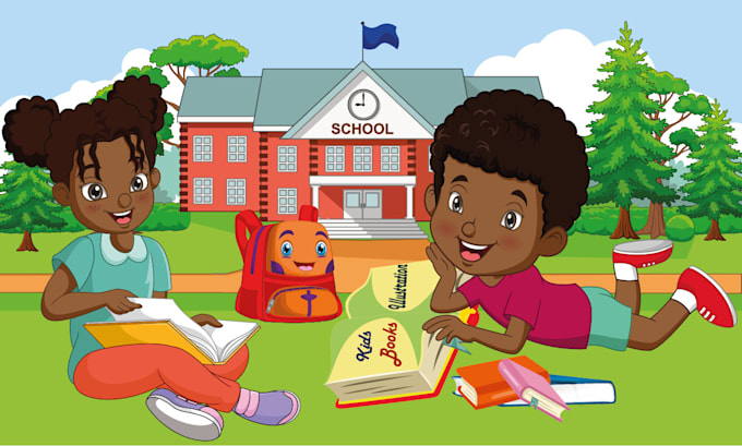 Design children book illustrations and kids book cover by Tehreem_riaz ...