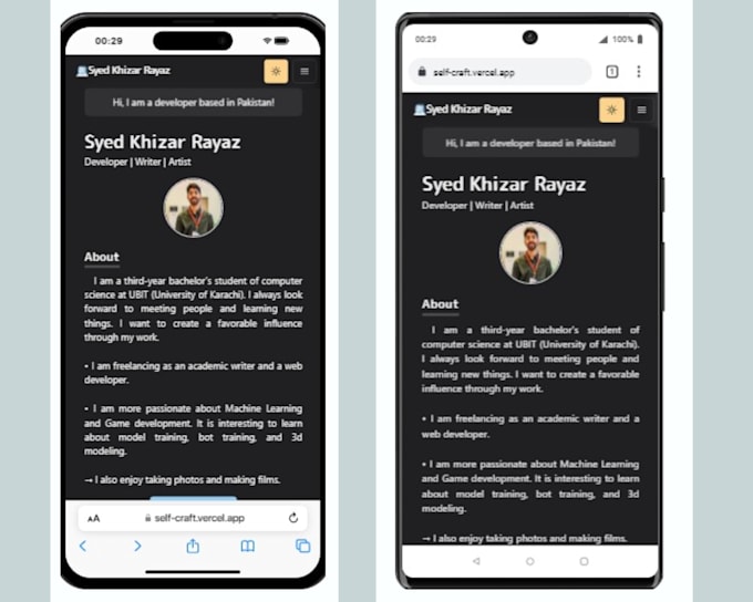 Create a cross platform compatible web application for you by Syedkhizar635 | Fiverr