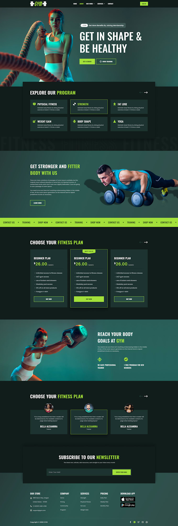 Design creative website design, eye catchy ui ux design by ...