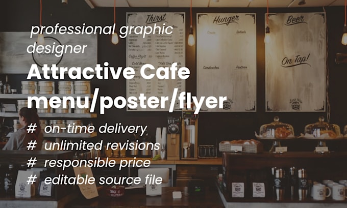 Design attractive cafe poster and menu for your cafe bar by ...