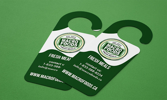 Design unique door hangers, rack card, post card or flyers by ...