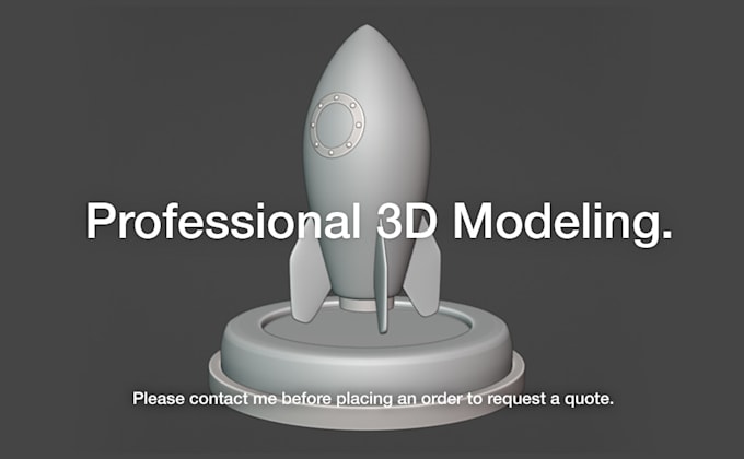Create a simple 3d model in blender by Dabaut89 | Fiverr