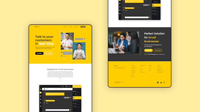 Create beautiful ui designs for websites by Jackmak724 | Fiverr