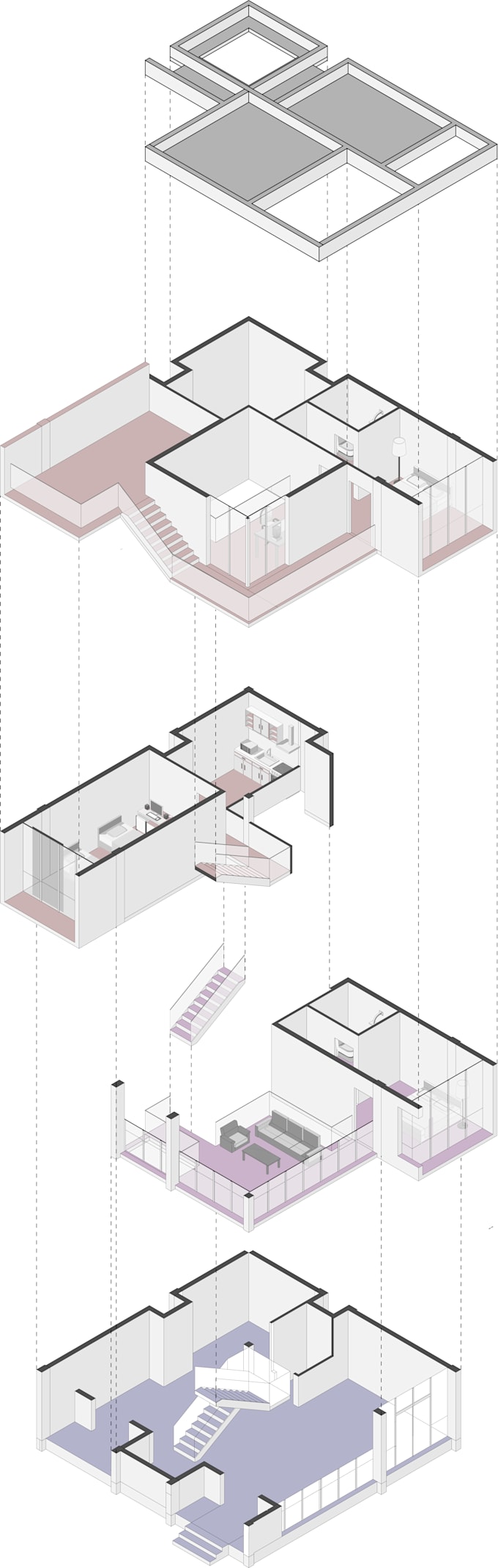 Create an architectural isometric diagram by Asdarch | Fiverr