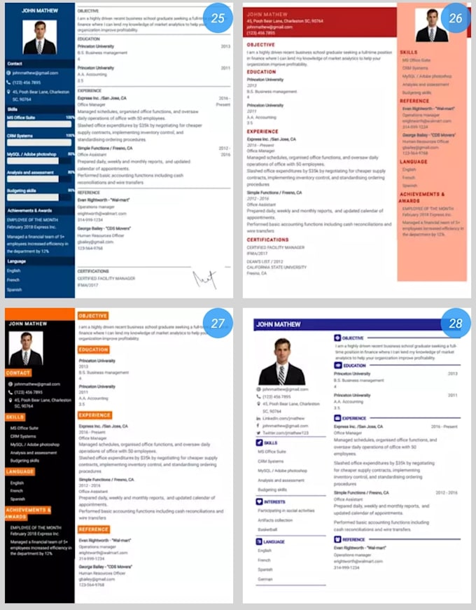 Create professional cv for jobseekers by Smartwaypro | Fiverr