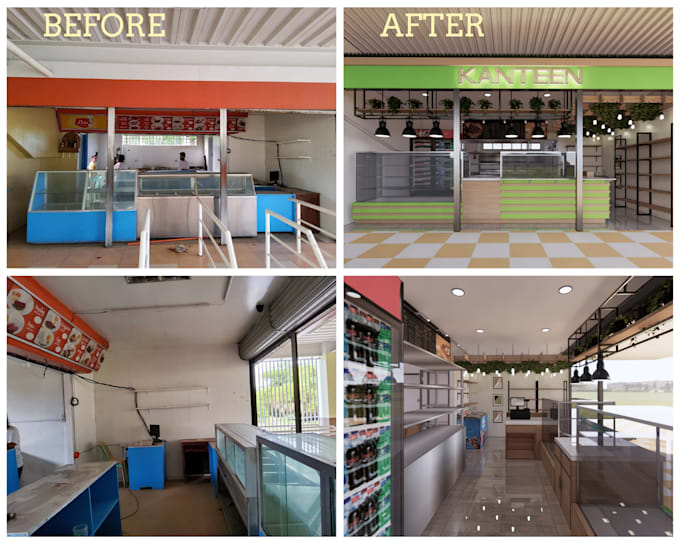 Create 2d and 3d designs for apartments, shops, houses, etc by ...