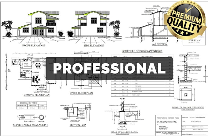 Hacer dibujos cad de planos de planta, diseños 2d, dibujos de secciones