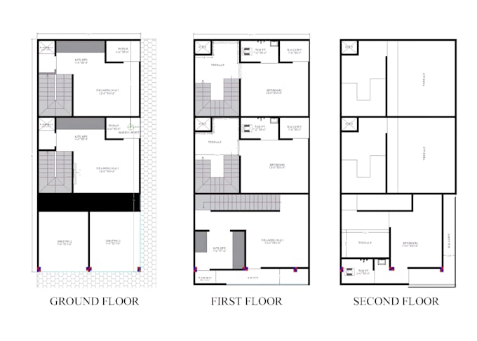 Redraw a plan in 2d by Yogeshkanung111 | Fiverr