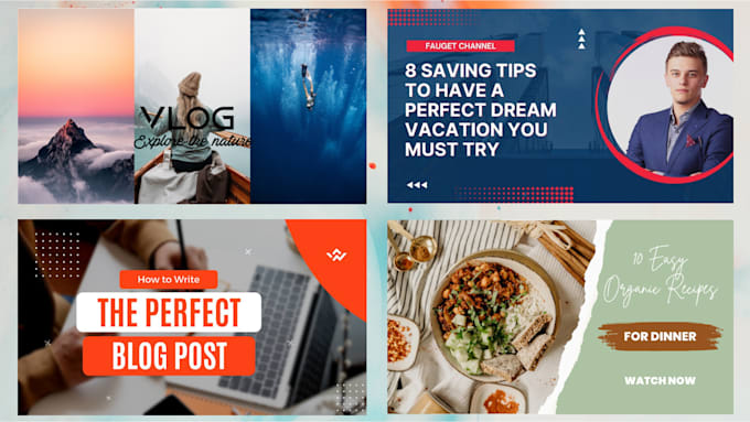 Design 3 amazing eye catchy thumbnails in 3 hours by Shahzaibkhal123 ...