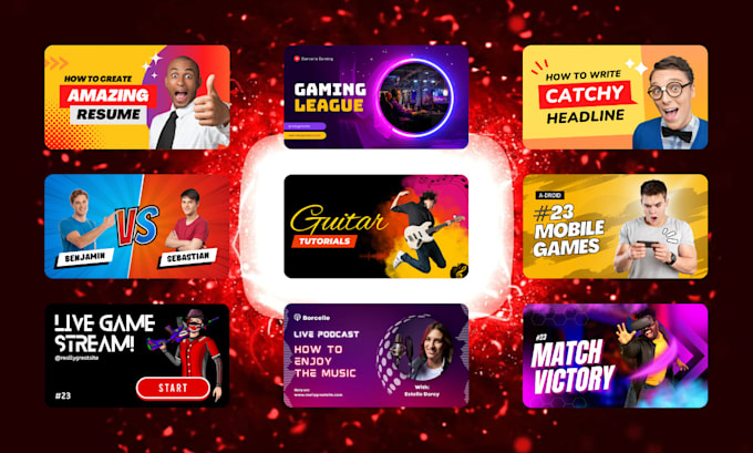 Create amazing youtube thumbnail design and catchy thumbnails by ...