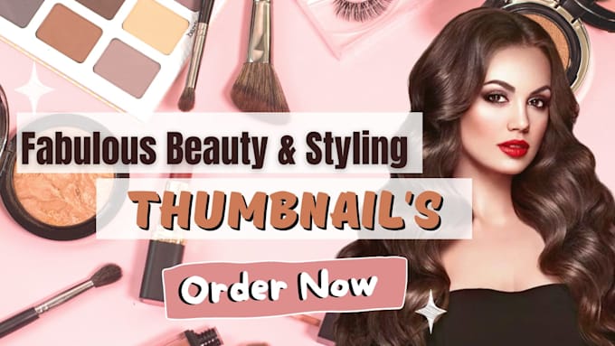 Create makeup and beauty thumbnails by Keshavdas266 | Fiverr