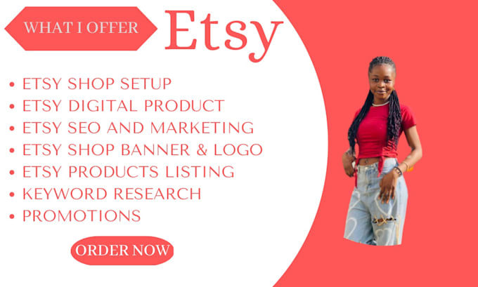 Create etsy store design wall arts, digital planner, digital product ...