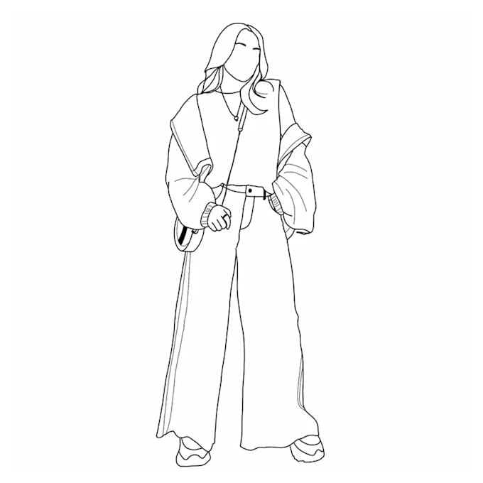 Line art custom digital by Bayazidboss | Fiverr