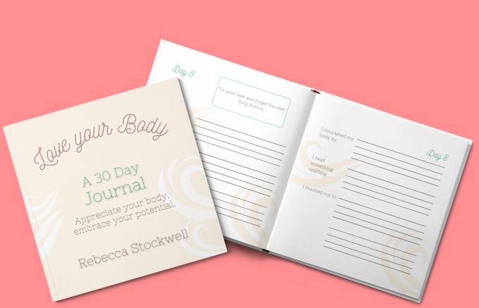 Design a custom journal with a modern journal cover for kdp by ...