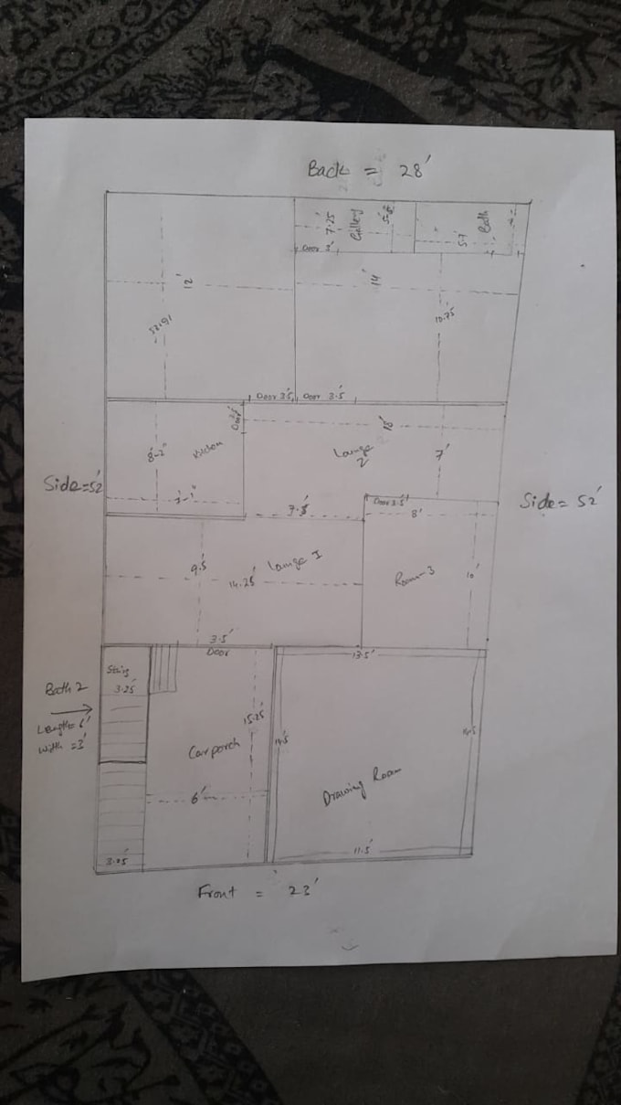 Draw flow schemes and 2d house plans from image sketch or markup by ...