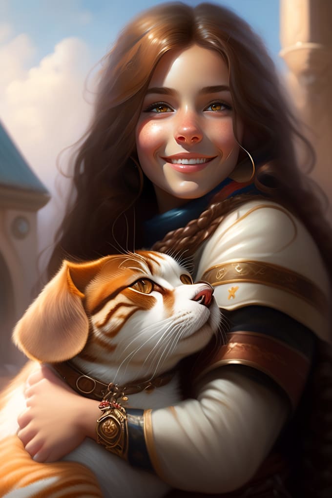 ,illustrate your request in the art of your choice realistic, comics ...