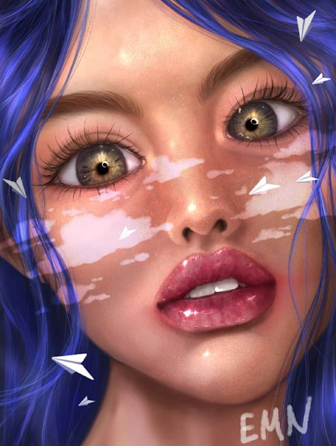 Draw some wonderful realistic cartoon portraits with high detalisation ...