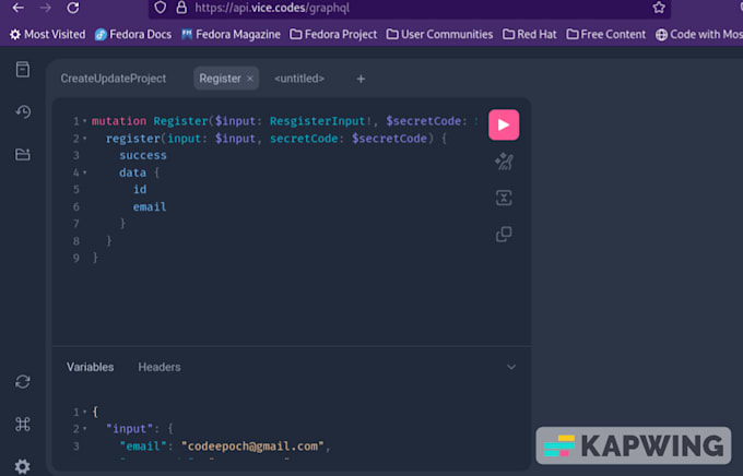 Build a graphql server with python by Codeepoch | Fiverr
