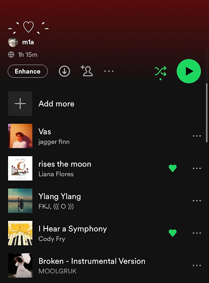 Create a custom spotify playlist for you by Watergun1 | Fiverr