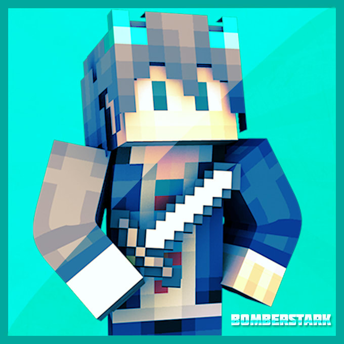 Make a custom minecraft profile picture by Bomberstark | Fiverr