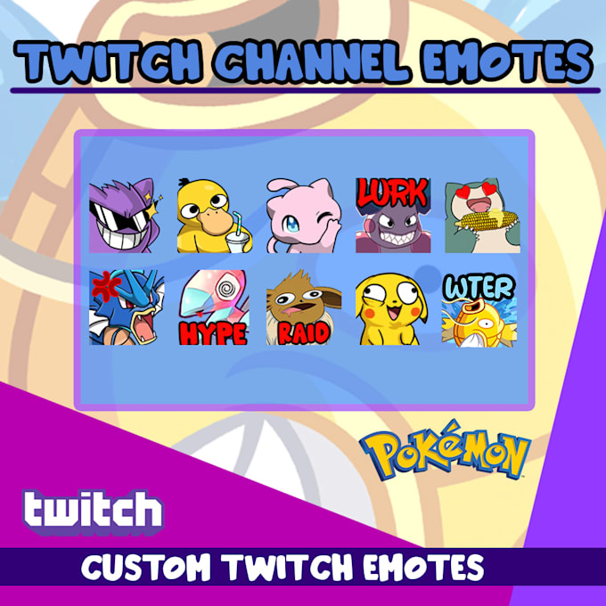 Design high quality twitch emotes with the fastest turn around by ...