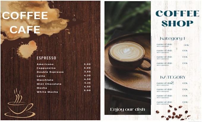 Create attractive and high class food and restaurant menu by Monu ...