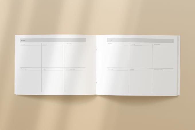 Design and layout your custom planner or calendar by Drea_designz | Fiverr