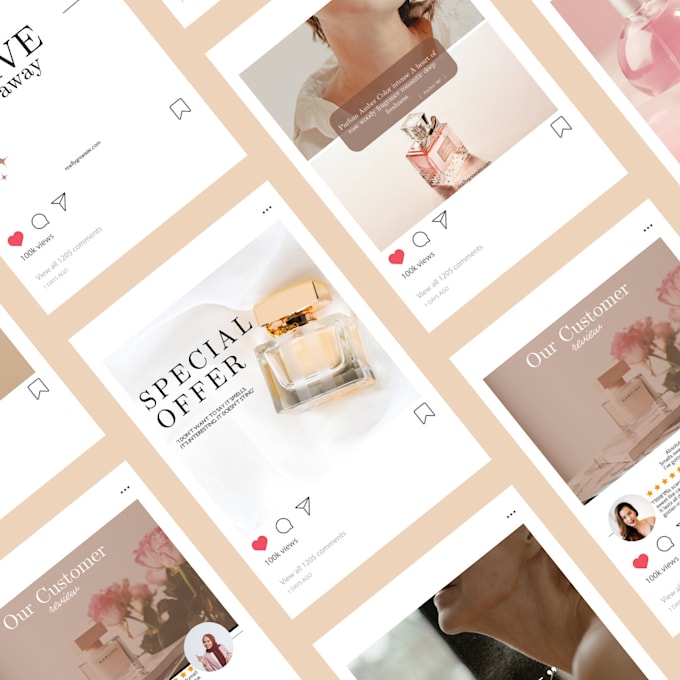 A social media post designer by Evulka_00 | Fiverr