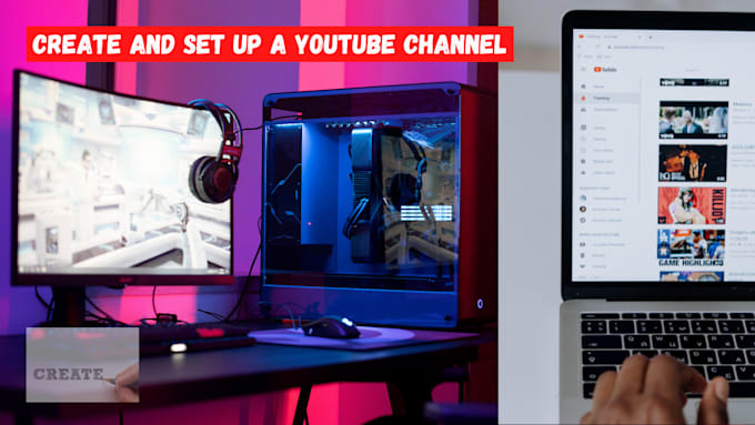 Create and setup youtube channel and all social media pages by Mr__ali ...