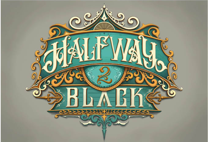 Draw amazing classic typography logo by hand by Shawn_handh | Fiverr