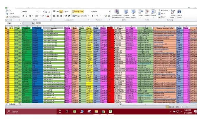 Data entry, copy paste, web scrap, pdf to excel by Nurulamin8258 | Fiverr