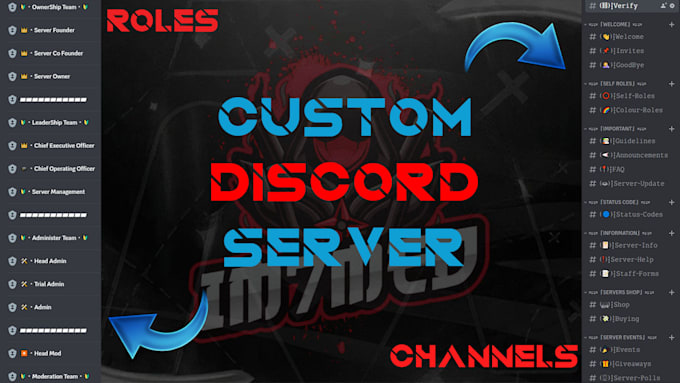 Make you a discord server in a maximum 24 hours by Mohamed1175 | Fiverr