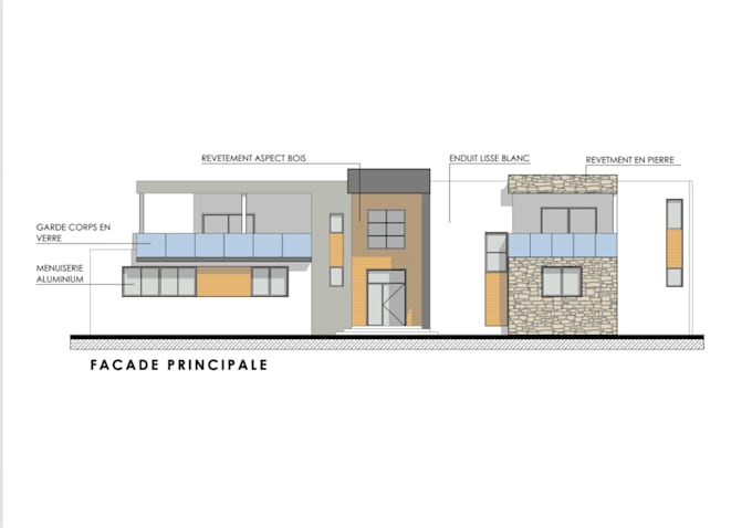 Architecture plans for elevation sections in archicad revit by ...