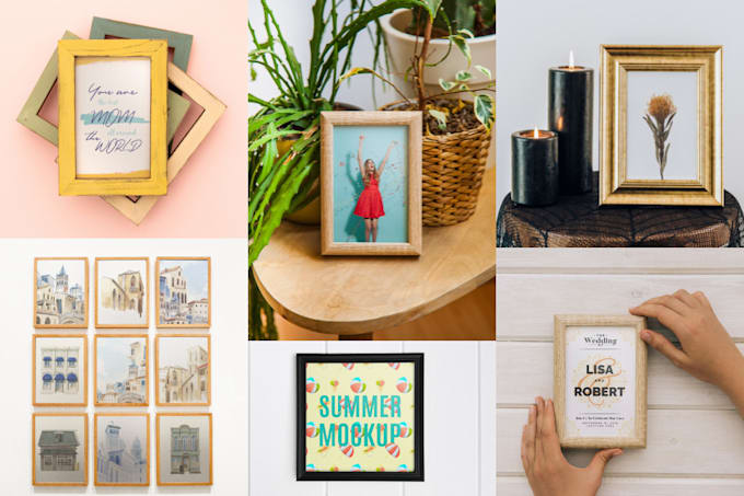Make amazing frame mockup in 20 different styles by Jaw_designer | Fiverr