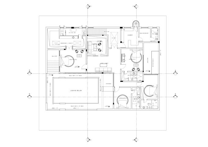Draw 2d architectural floor plans for real estate in autocad by ...