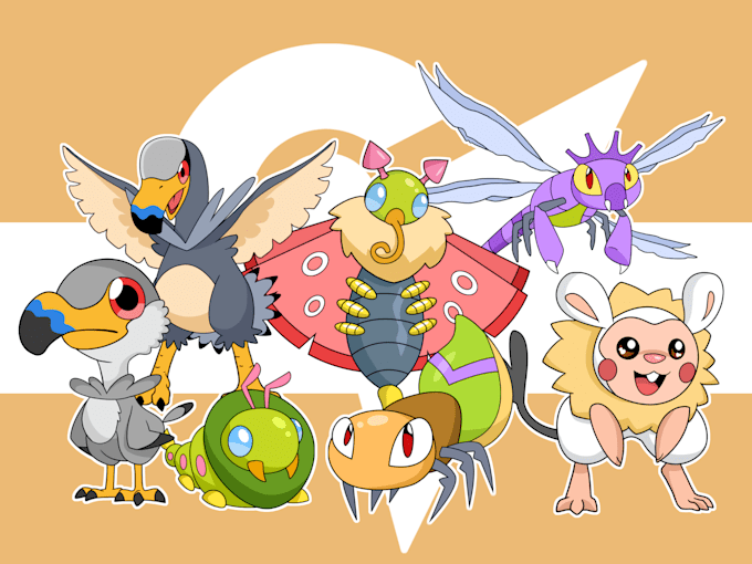 Create a fakemon design based on your description by Mostafa_29 | Fiverr