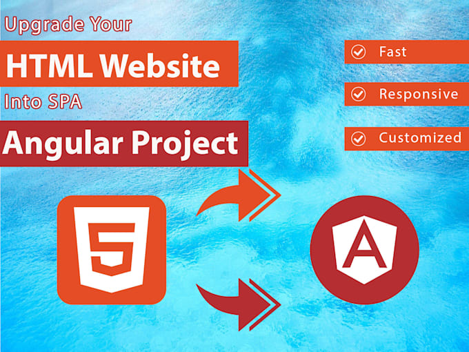Convert your html website to angular by Mnias2018 | Fiverr