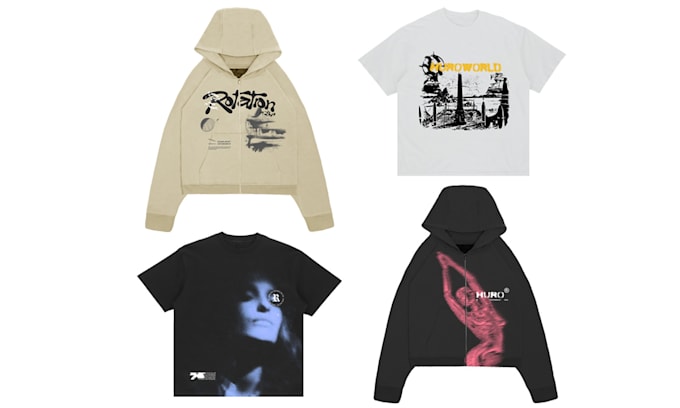 Design grunge y2k tshirt design for your clothing brand by Huromode ...