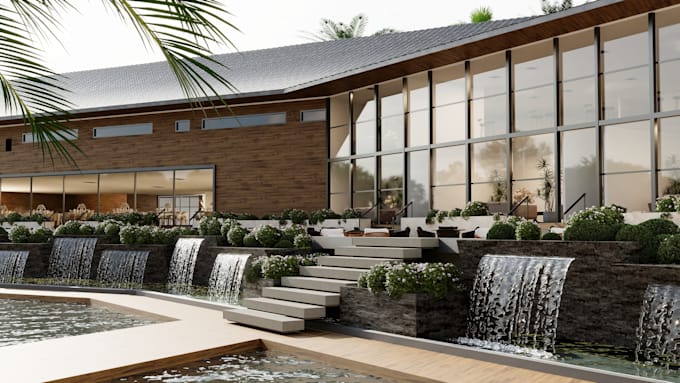 3d model and render photo realistic architectural scenes by ...