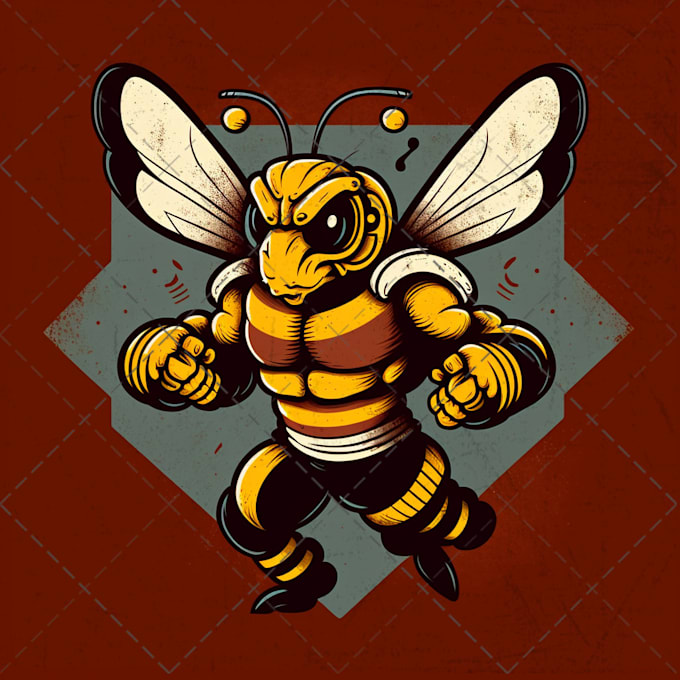 Create a unique and memorable retro cartoon mascot by Ilus_art | Fiverr