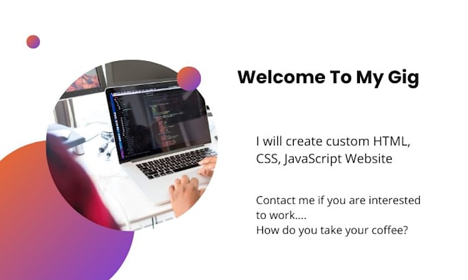 Create custom html, css, javascrpit websites by Farhat_ajm1 | Fiverr Create custom html, css, javascrpit websites by Farhat_ajm1 | Fiverr